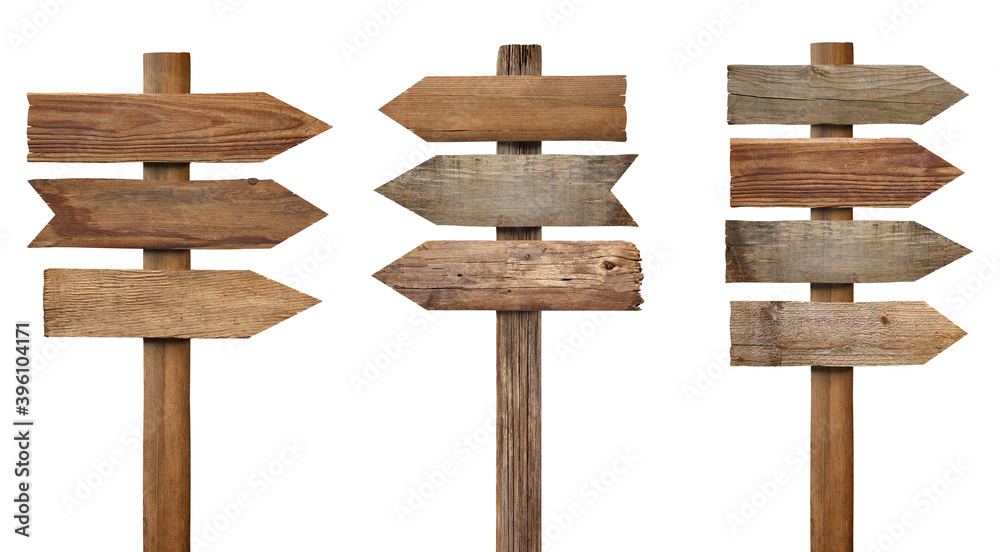 wood wooden sign arrow board plank signpost board signboard message ...