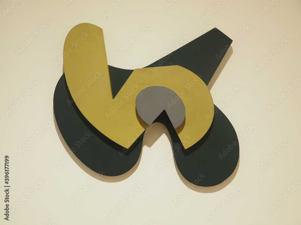 Art of The nature of Arp exhibition, art of Jean Arp Stock Photo ...