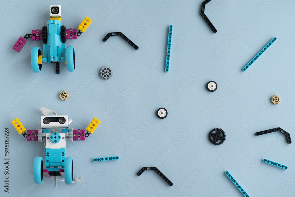 Minsk, Belarus. November, 2020. The new Spike Prime Lego robot. It can ...