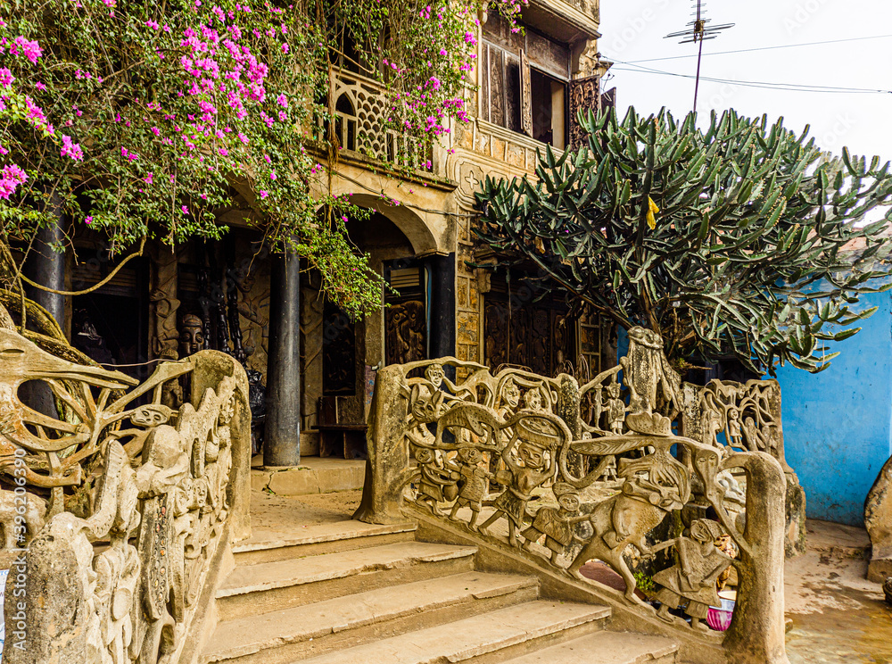 The house of Susanne Wenger, also known as Adunni Olorisha. Austrian ...