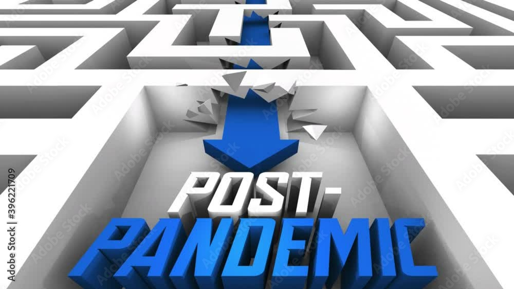 Post Pandemic After Coronavirus Ends Back To New Normal Maze ...