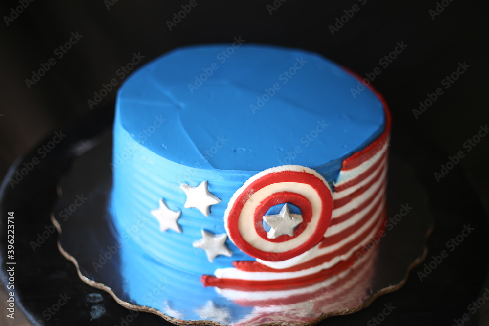 American Cake design Stock Photo | Adobe Stock