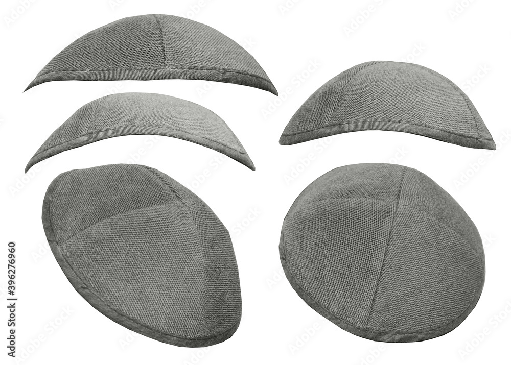 kippa is a small hat worn by Jewish gray kipa for kid Stock Photo ...