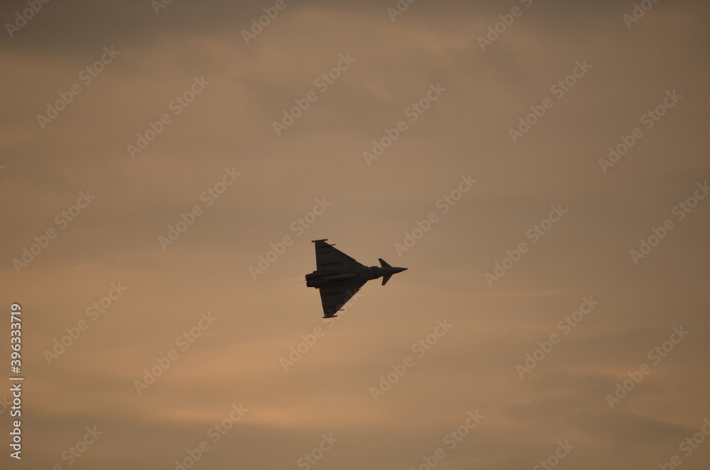 aircraft scramble, military conflict, RAF airfield Stock Photo | Adobe ...