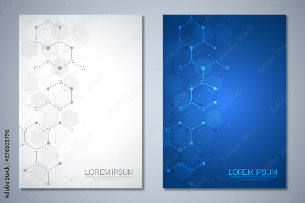 Template brochure or cover book, page layout, flyer design with ...