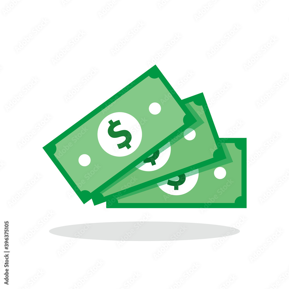 Vector banknotes, money, currency, dollar illustration. Lots of cash ...