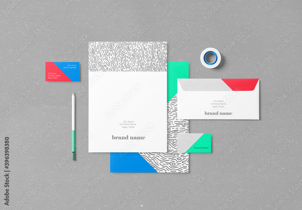 Corporate Document Mockups Stock Template | Adobe Stock