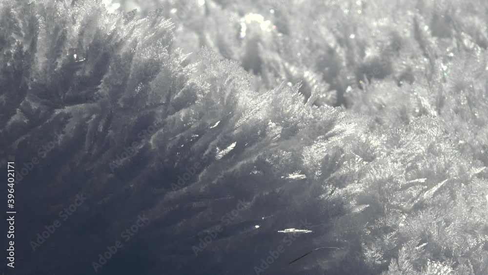 Rime ice forms when supercooled water liquid droplets freeze onto ...