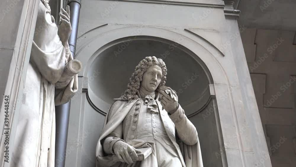 Statue of a Sad and Tired Facial Expression Man Standing With a Book in ...