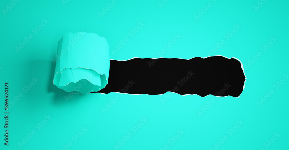 Torn paper with opening showing black background Stock Illustration ...