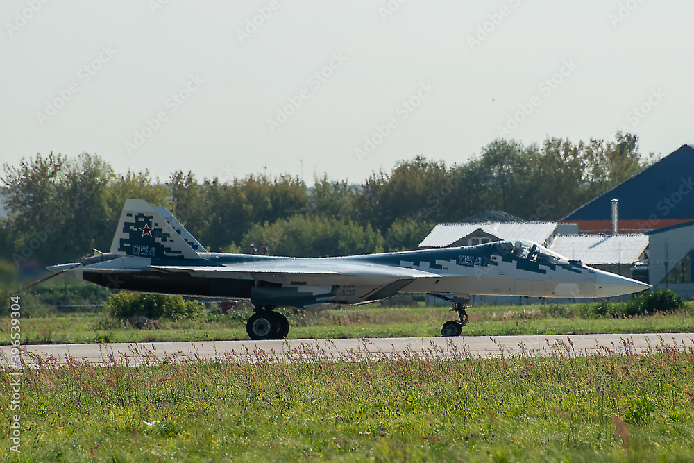 August 30, 2019. Zhukovsky, Russia. fifth-generation promising Russian ...