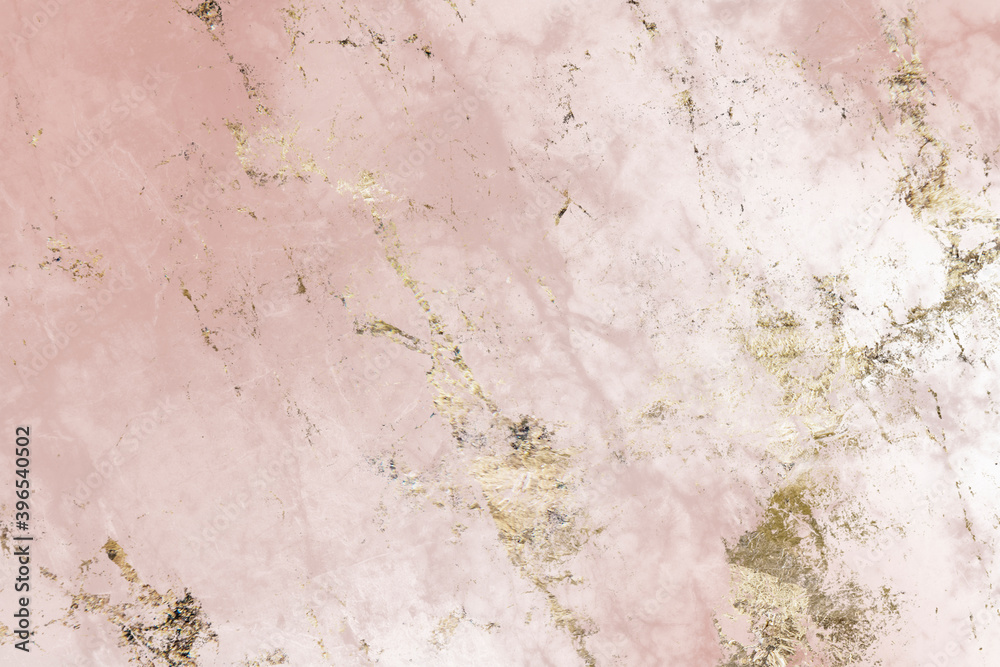 Pink and gold marble textured background Stock Photo | Adobe Stock