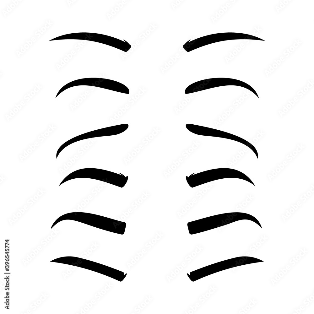 Male Eyebrow Vector