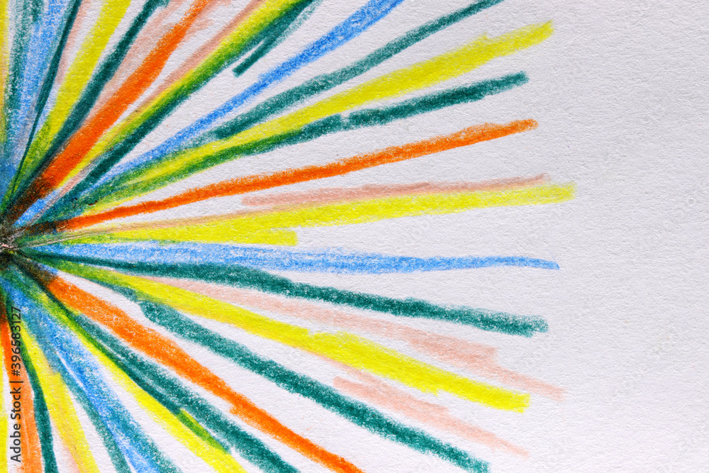 abstract colorful crayon background hand painting Stock Photo | Adobe Stock