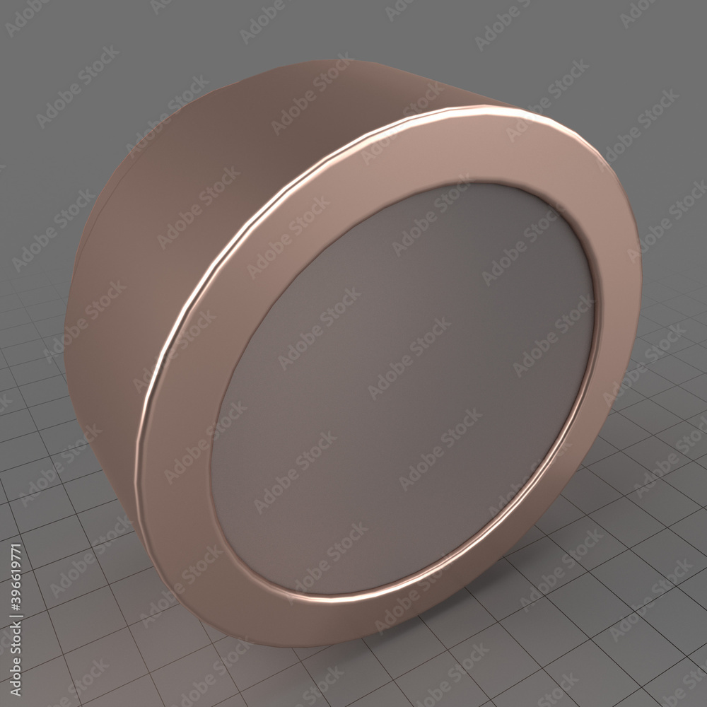 Round wall light Stock 3D asset | Adobe Stock