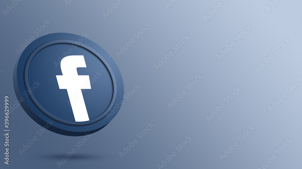Round Facebook Button