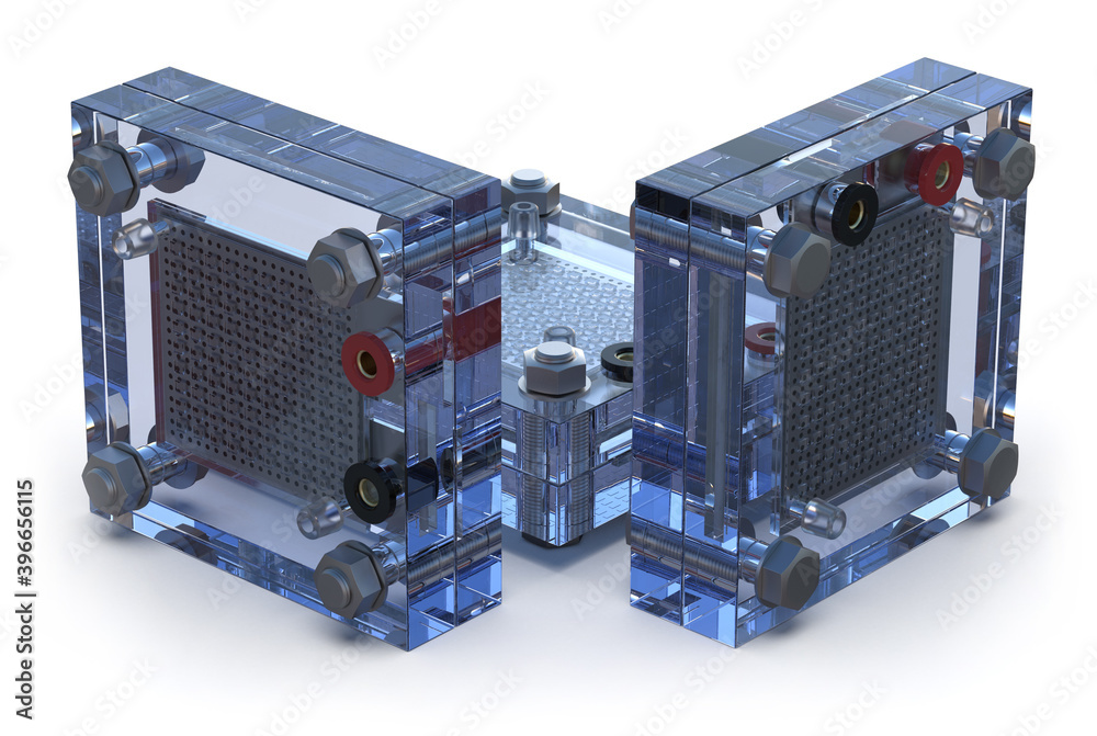 Hydrogen fuel cell Stock Photo | Adobe Stock