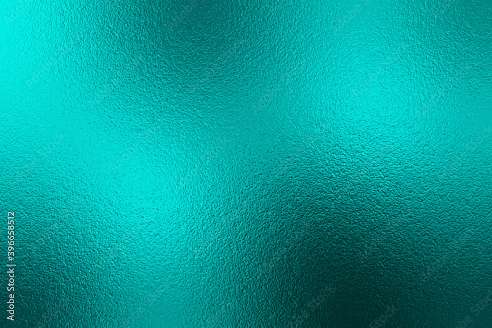Emerald metallic effect. Turquoise texture shine foil. Background with ...