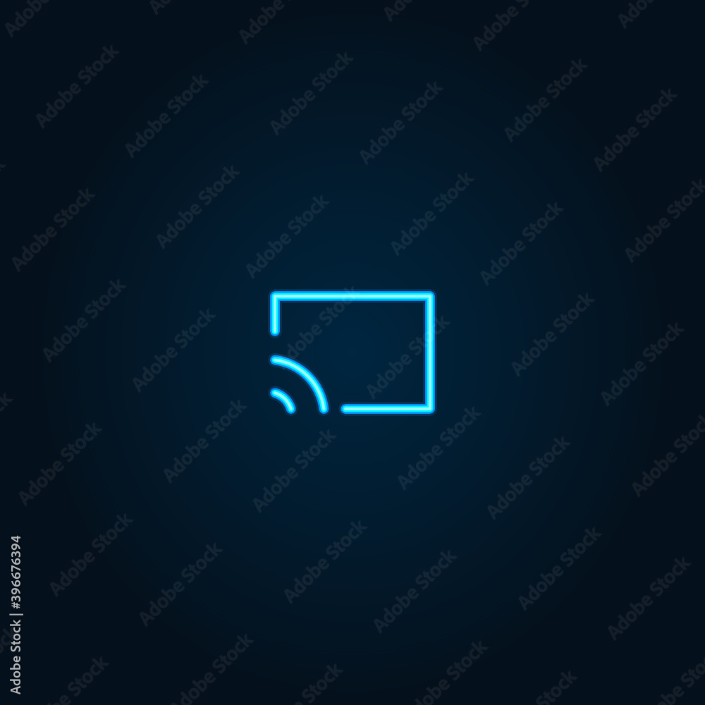 Cast Screen Stock Vector | Adobe Stock