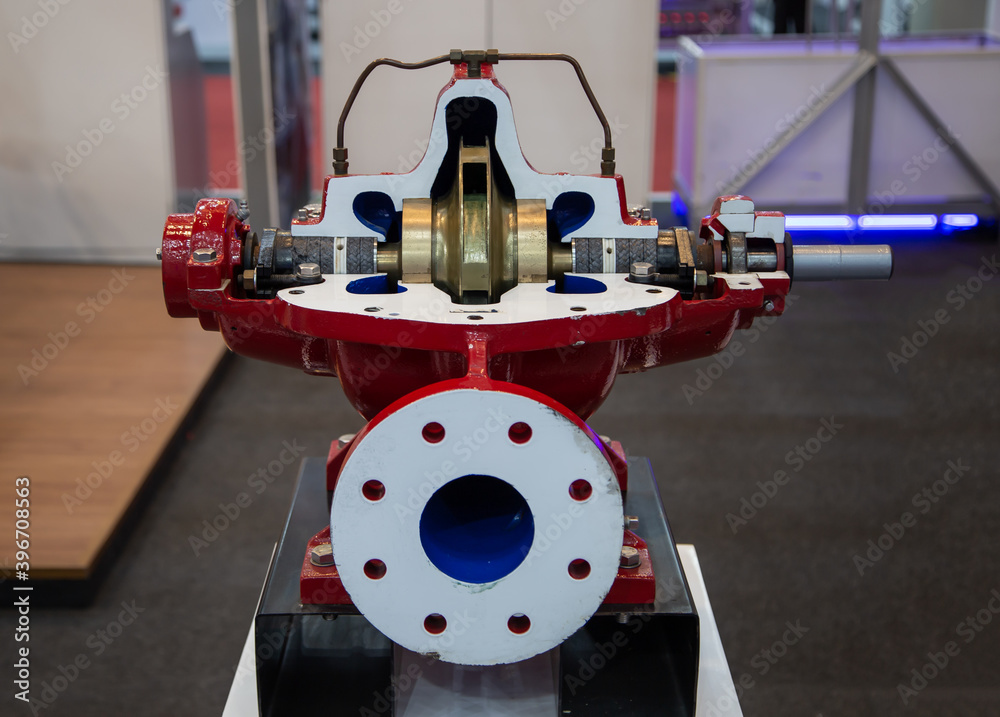 Foto de Split case fire pump. Fire pump internal parts do Stock | Adobe ...