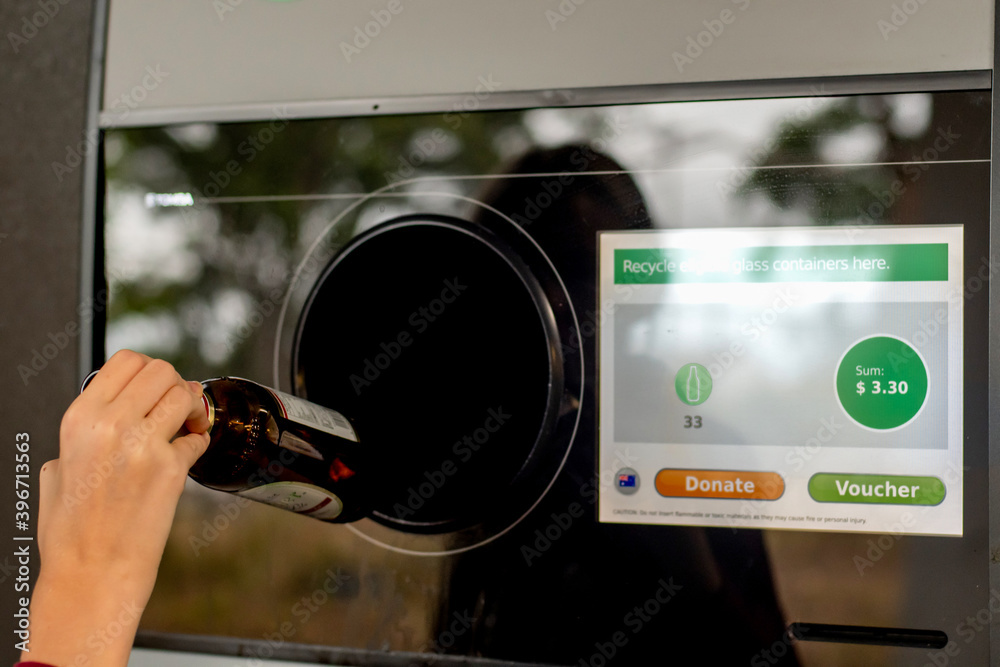 Sydney, Australia 2020-01-18. Return and Earn public return point for ...