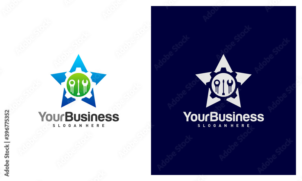 Star Mechanic logo vector template, Creative Mechanic logo design ...