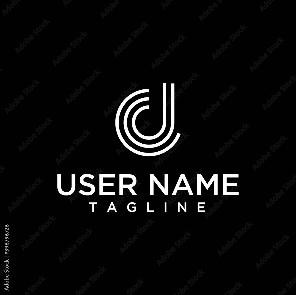 unique, simple, creative letter cj logo concept Stock Vector | Adobe Stock