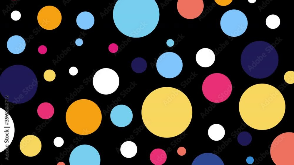 pattern of circles with soft displacement effect for titles or intro ...