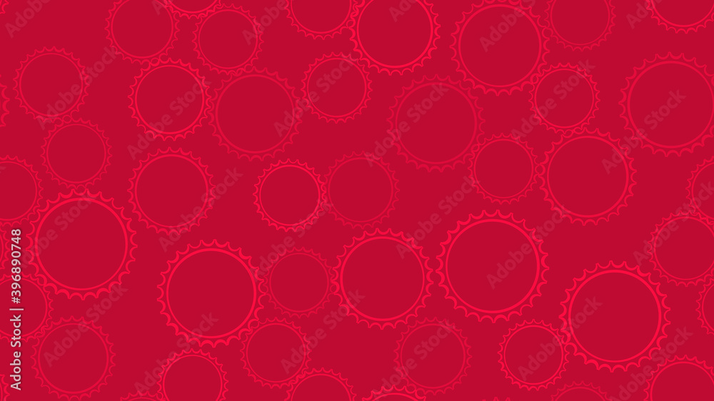 Texture seamless pattern from set of multi-colored simple round ...