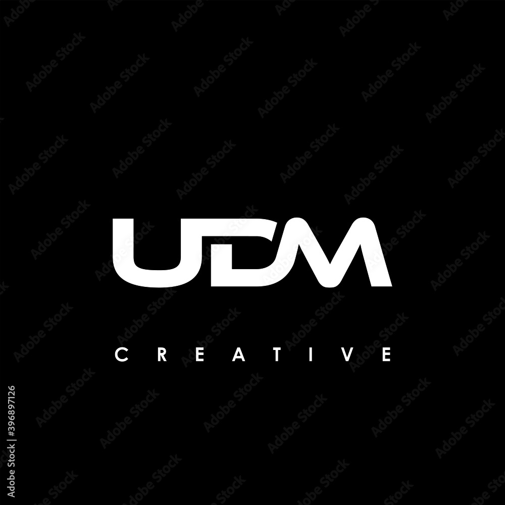 UDM Letter Initial Logo Design Template Vector Illustration Stock ...