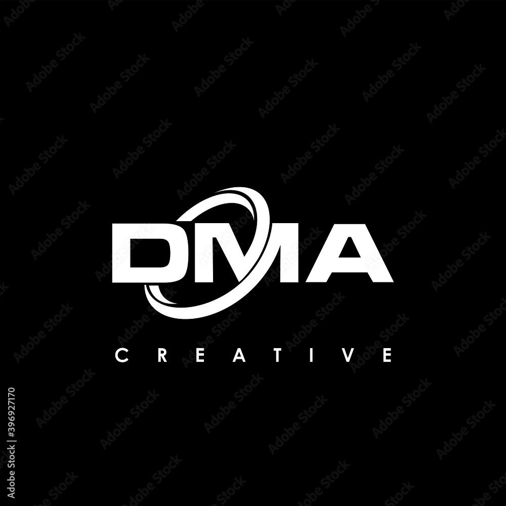 DMA Letter Initial Logo Design Template Vector Illustration Stock ...