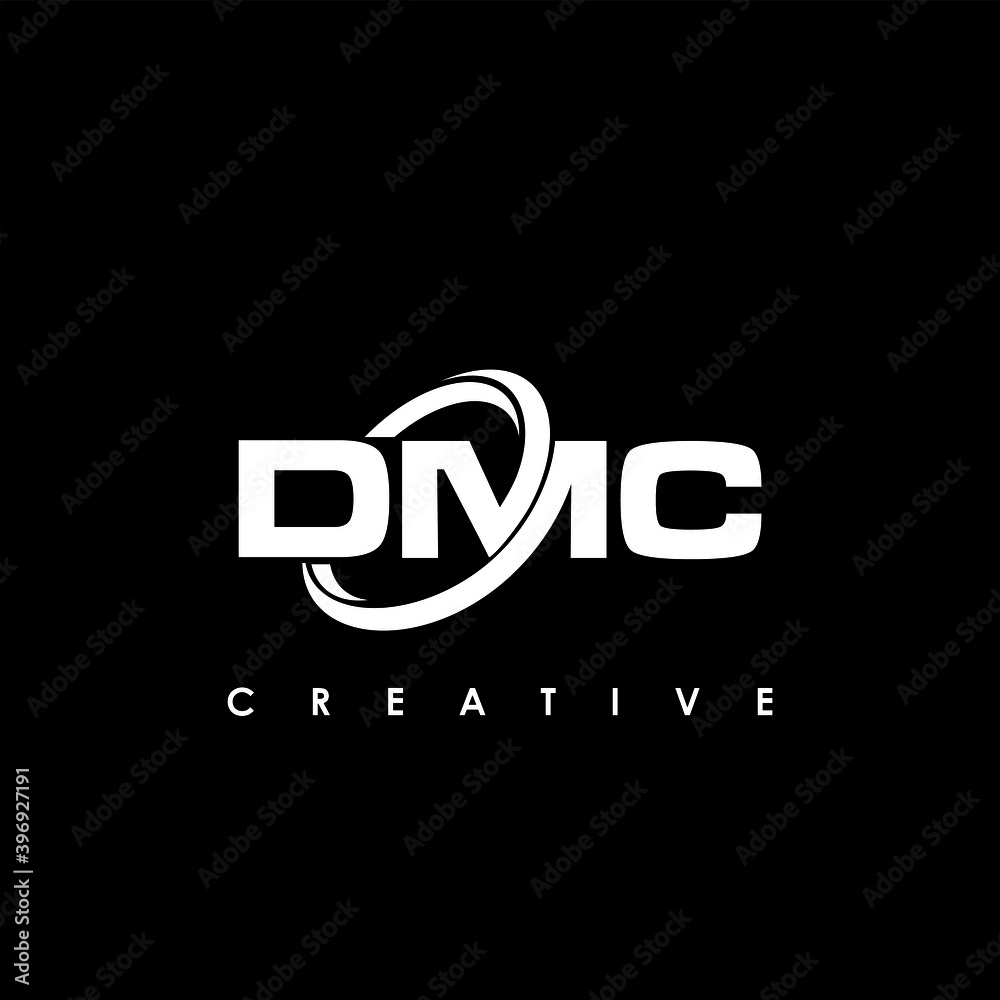 DMC Letter Initial Logo Design Template Vector Illustration Stock ...