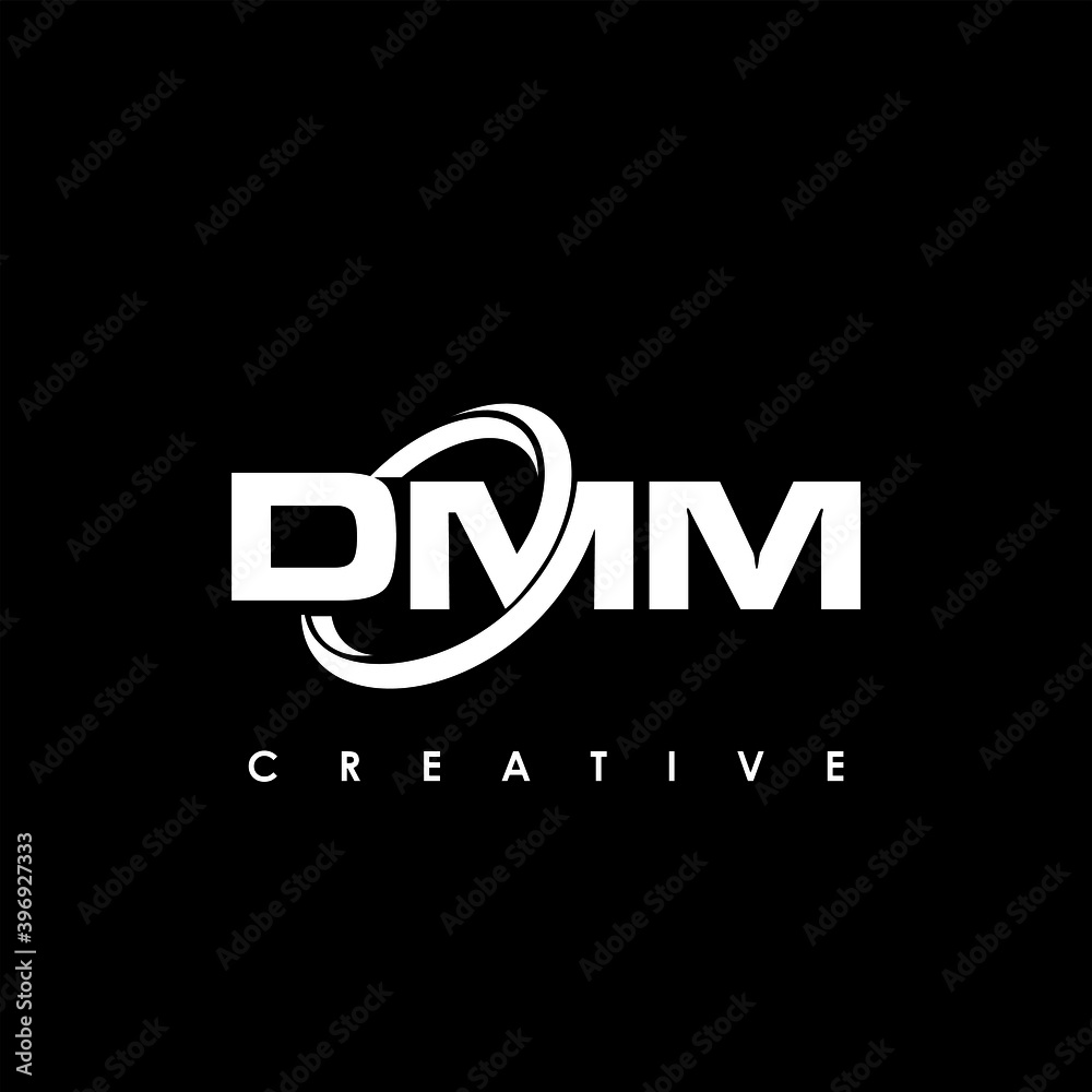 DMM Letter Initial Logo Design Template Vector Illustration Stock ...