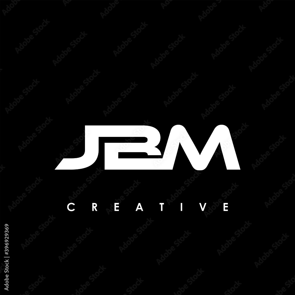 JBM Letter Initial Logo Design Template Vector Illustration Stock ...