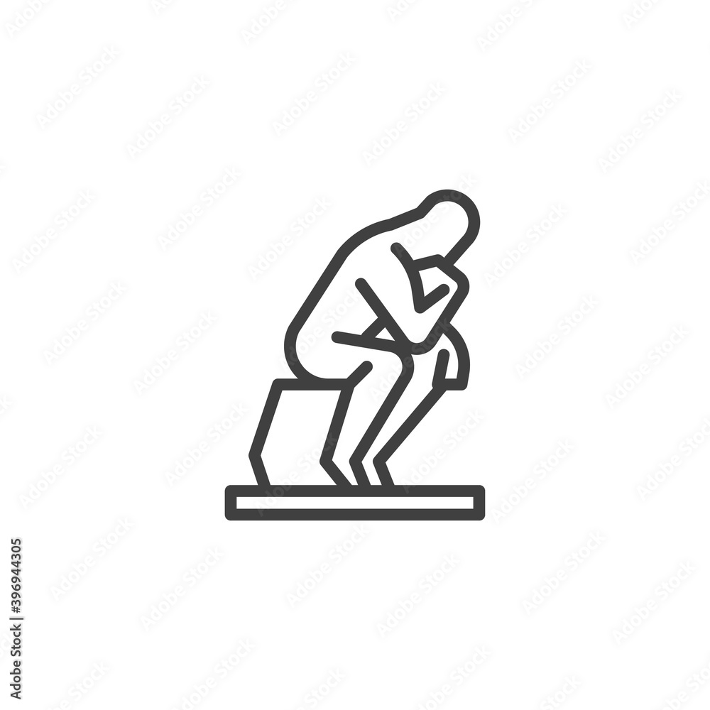 The Thinker Outline