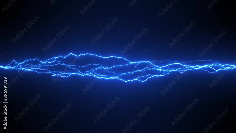 Vidéo Stock Electric Thunder Strikes Kinetic Action Fx Loop/ 4k ...
