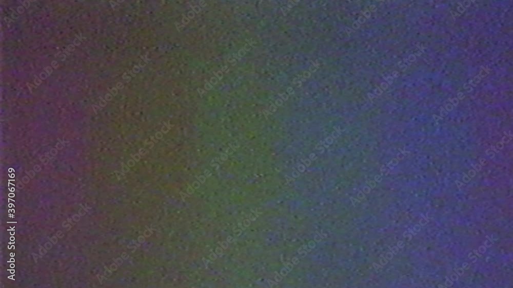 Interference on the TV screen with color defects, noise and grain 4k ...
