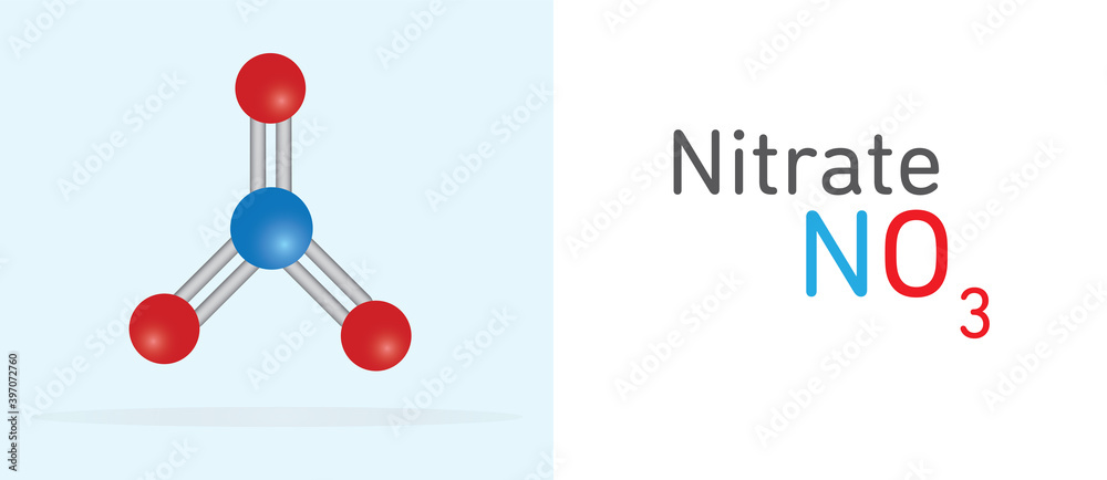 No3 Nitrate Molecule Stock Vector Image 66874412 No3 Nitrate Molecule Stock Vector Image 66874412