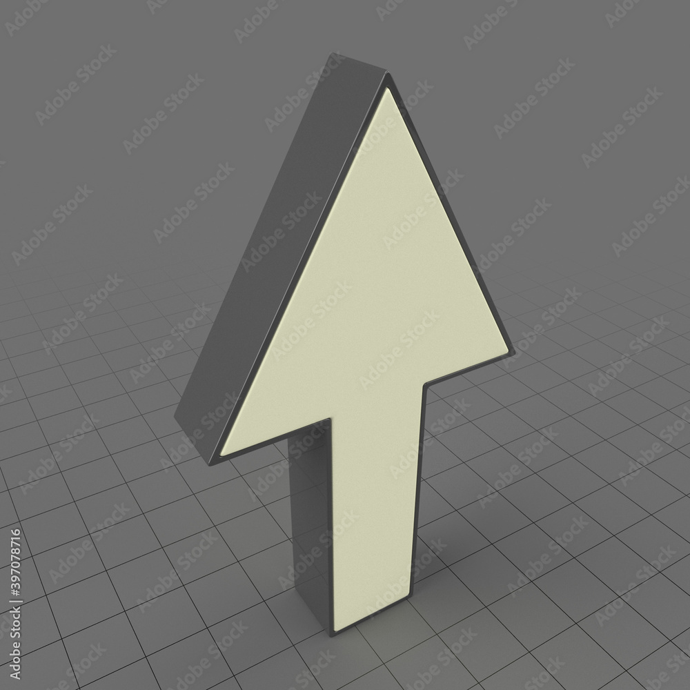 Arrow symbol Stock 3D asset | Adobe Stock