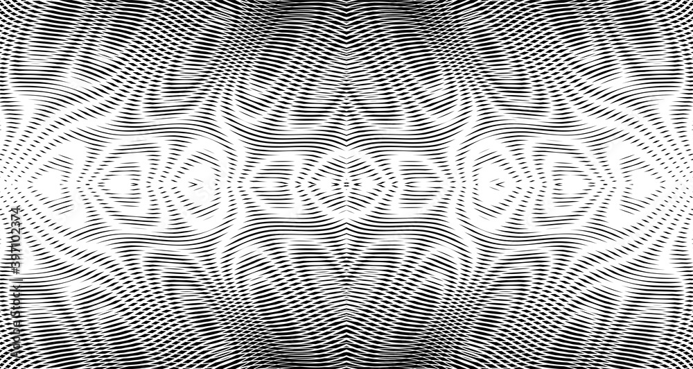 Vettoriale Stock Ornamental horizontal abstract vector texture of lines ...