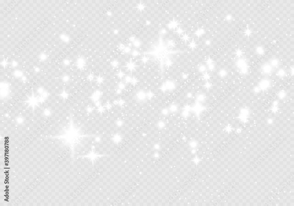 Beautiful sparks shine with special light. Vector sparkles on a ...