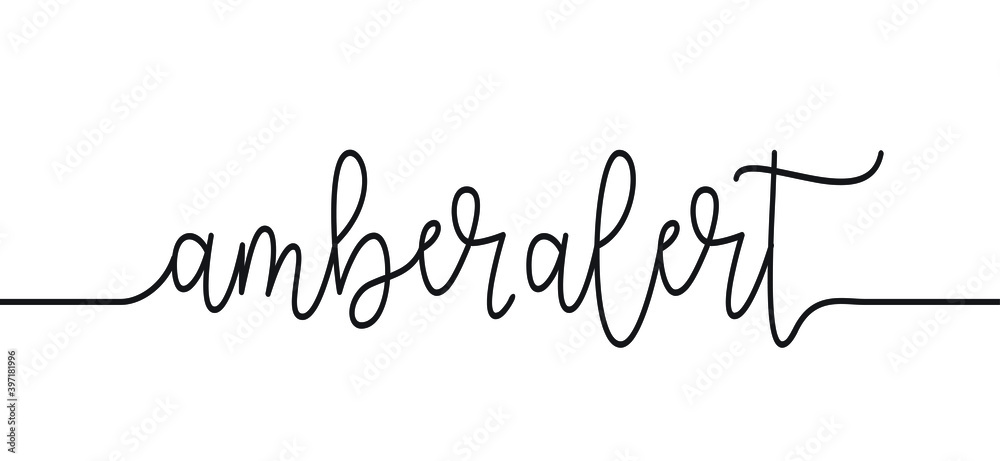 Slogan emergency, Amber Alert warning sign. Emergencies alerts signal ...