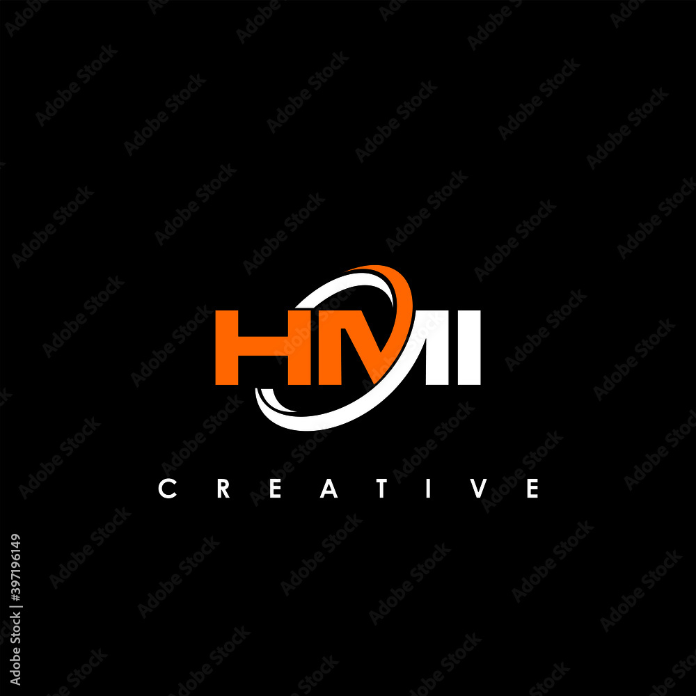 HMI Letter Initial Logo Design Template Vector Illustration Stock ...