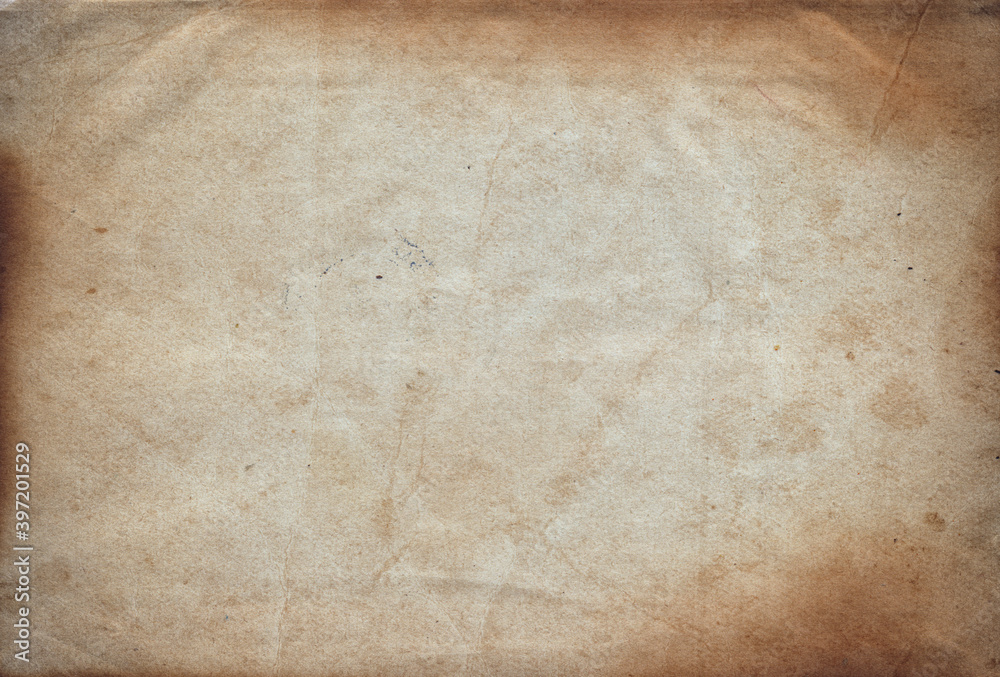 Vintage old paper with scratches and stains texture Stock Photo | Adobe ...