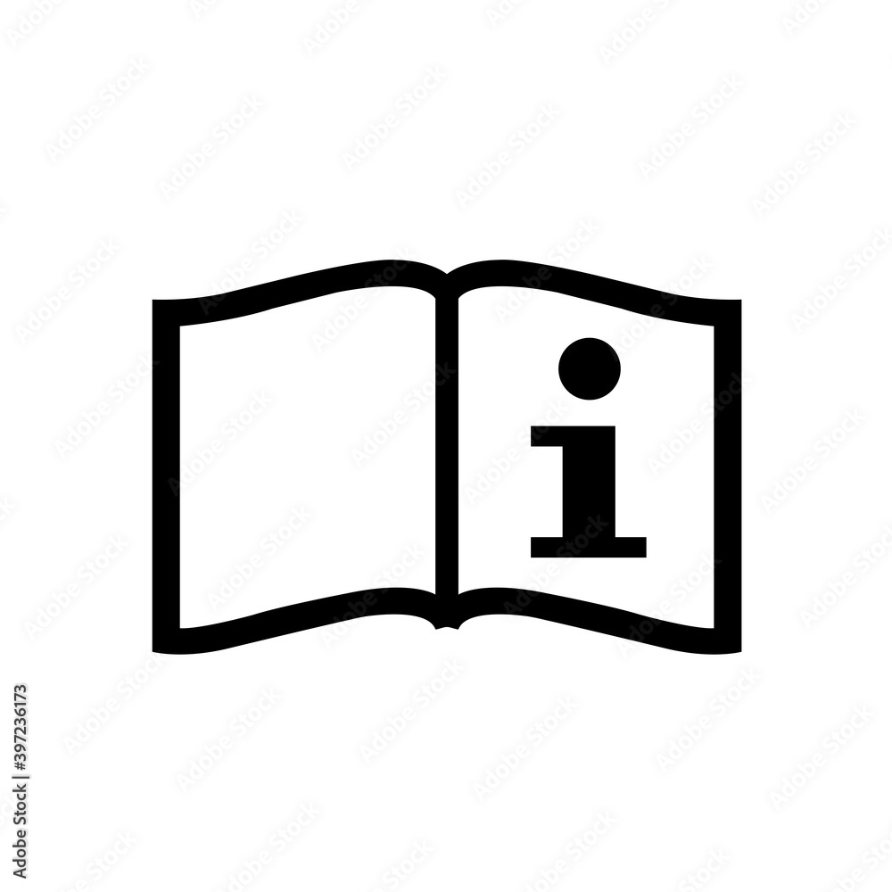 Operators Instructions Symbol Sign,Vector Illustration, Isolated On ...