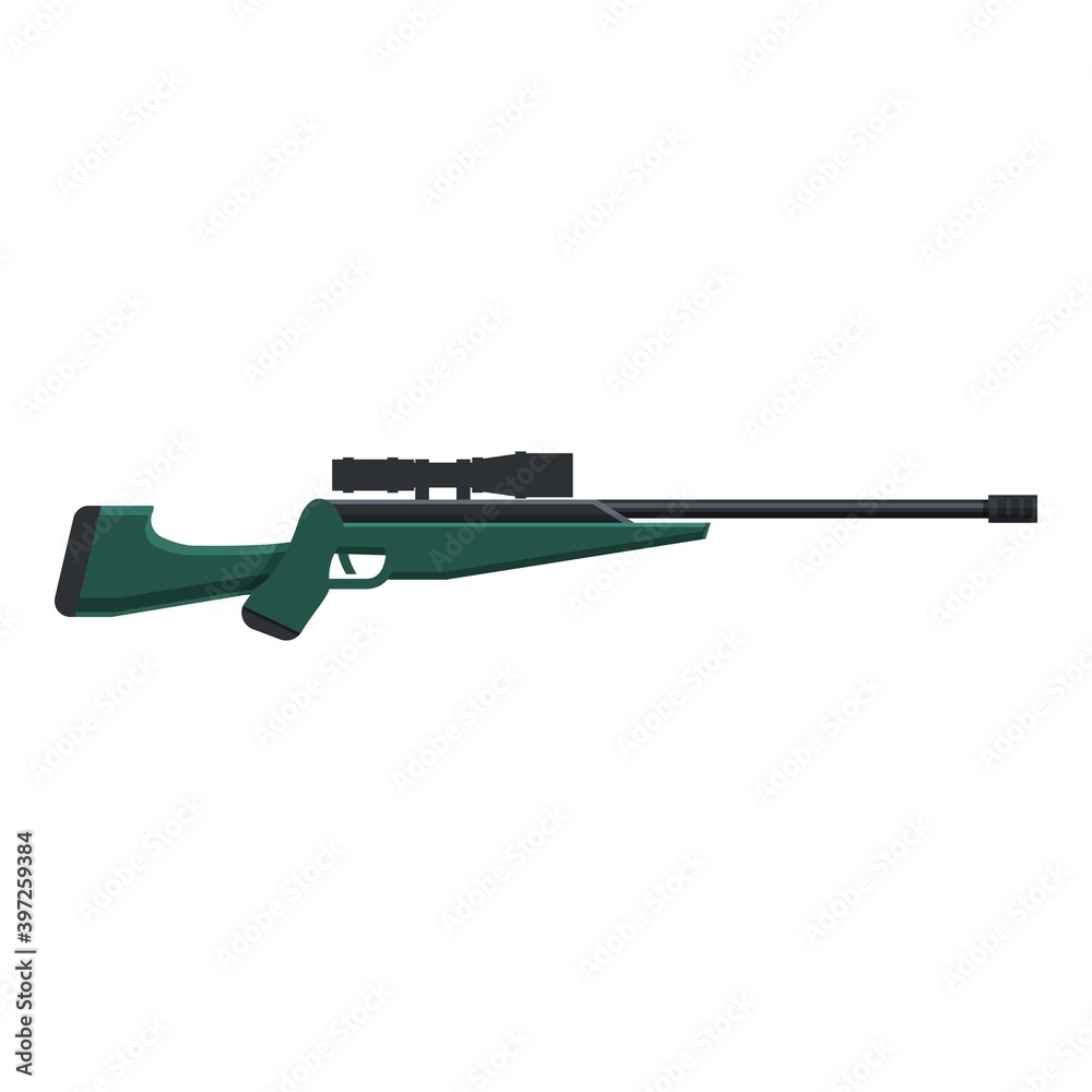 Sniper weapon army icon. Cartoon of sniper weapon army vector icon for ...