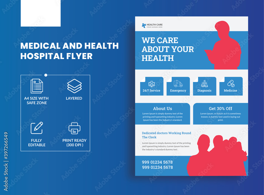 Medical Flyer Template | Dental Flyer Design | Health care, and ...