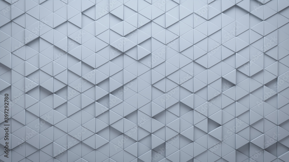 Futuristic, High Tech, light background, with a triangular block ...
