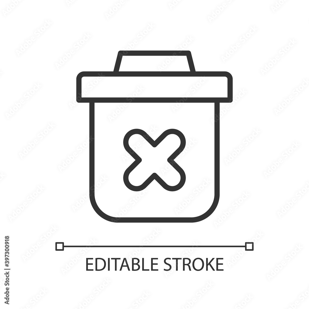 Delete pixel perfect linear icon. Removing lots of data on device. Drag ...