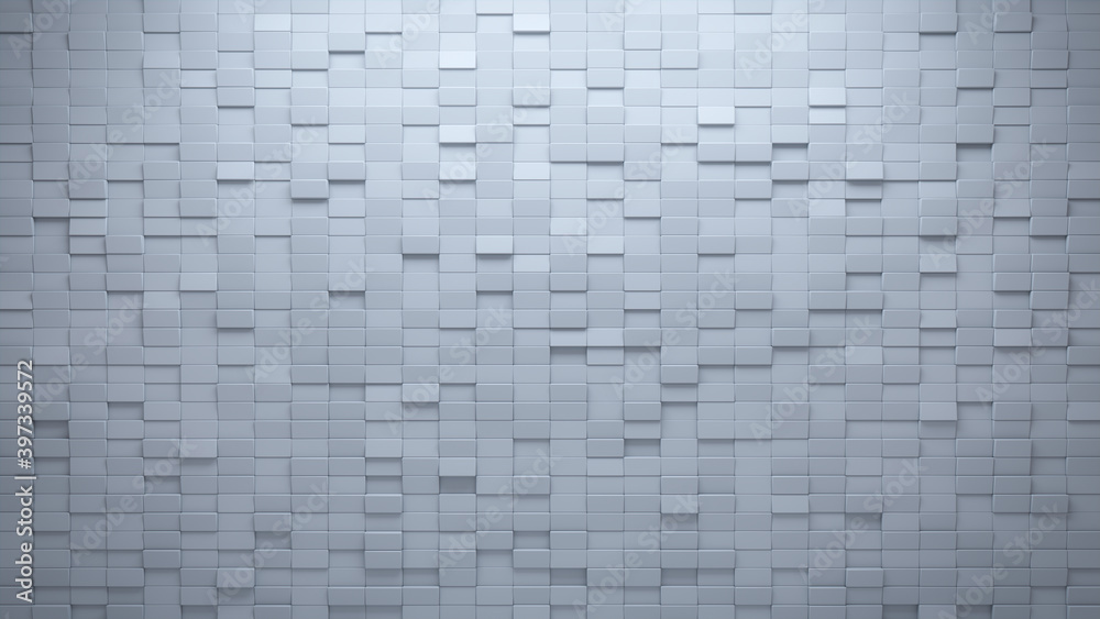 Futuristic, High Tech, light background, with a rectangular block ...